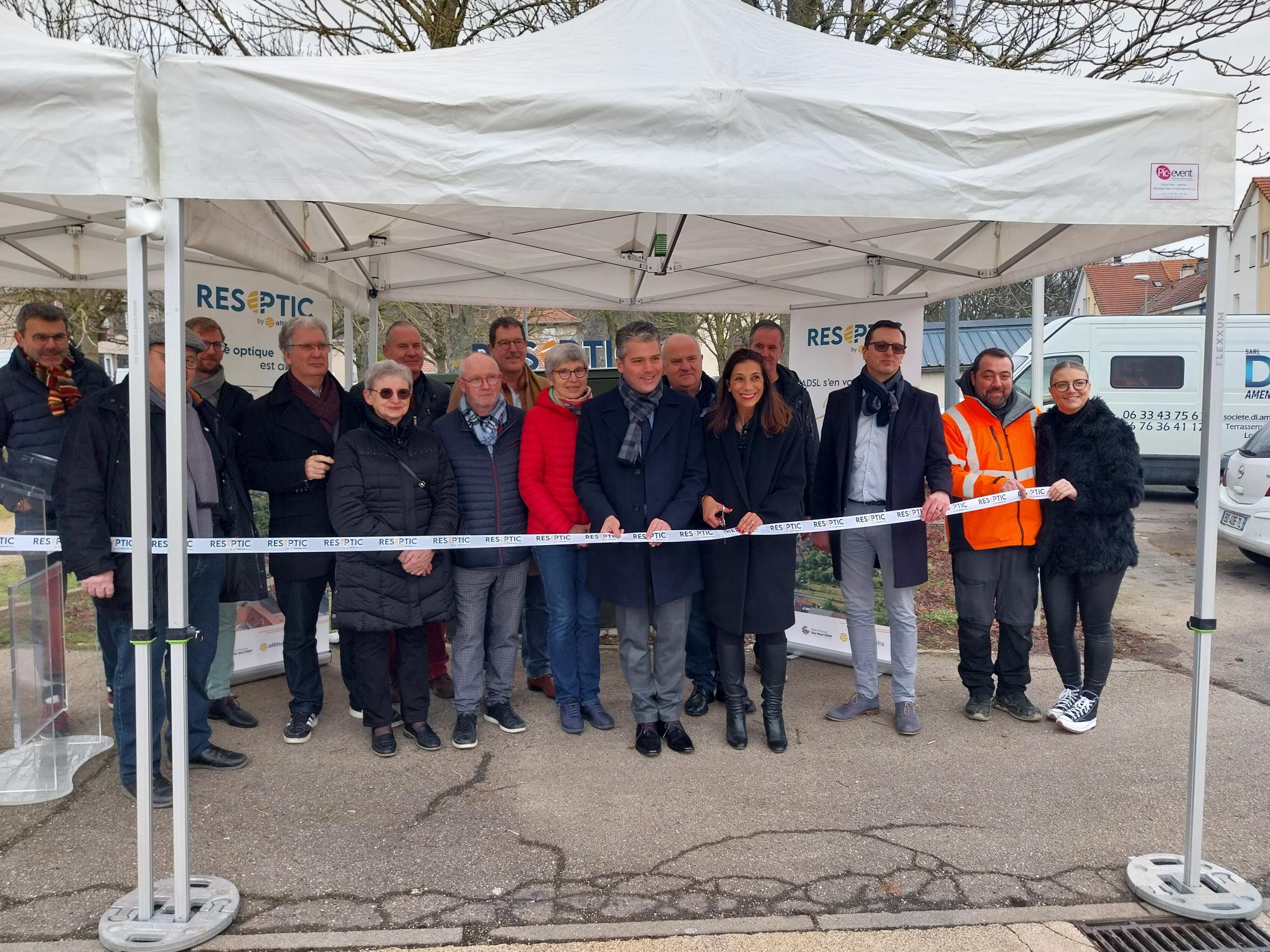 Inauguration des travaux de rénovation du réseau à Maizières-lès-Metz ...